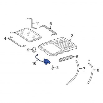 Mercedes OEM Roofs & Parts | Panels, Drip Rails, Braces — CARiD.com