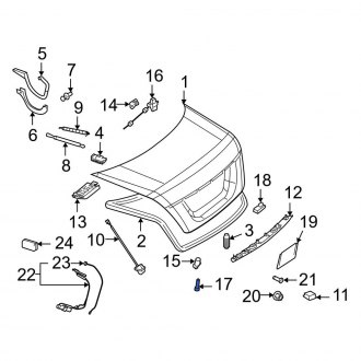 Mercedes CLS Class Trunk/Tailgate Handles & Locks — CARID.com