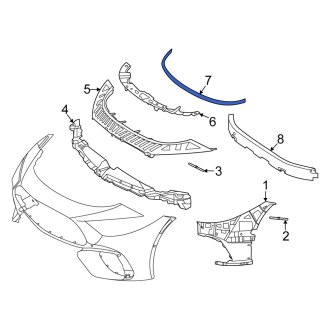 Mercedes Hood Weatherstripping Seals — CARiD.com