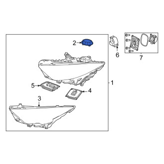 Mercedes SL Class Headlight Components | Brackets, Adapters — CARiD.com