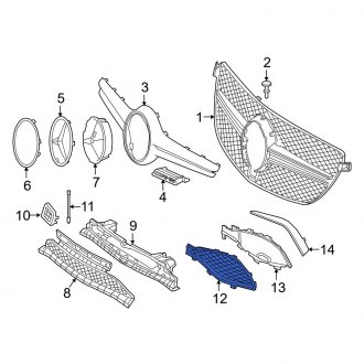 Mercedes GLE Class OEM Grilles | Factory Billet & Mesh Grilles — CARiD.com