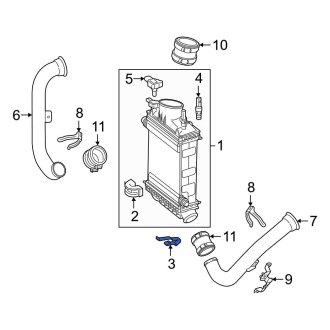 Mercedes GLE Class Intercoolers | Air To Water, Front Mount — CARiD.com