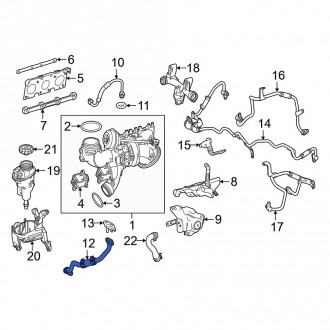 Mercedes GL Class Turbo & Supercharger Lines, Hoses, Fittings — CARiD.com