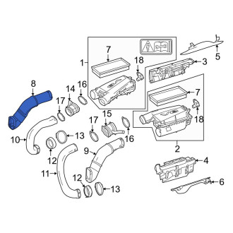Mercedes GLE Class OEM Air Intake Parts - Filters, Manifolds | CARiD