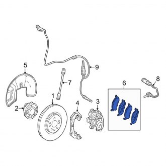 Mercedes GLE Class OEM Brake Parts | Pads, Bleeders, Rotors — CARiD.com