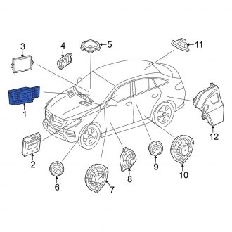 Mercedes GLE Class OEM Audio & Electronics | Speakers, Stereos — CARiD.com