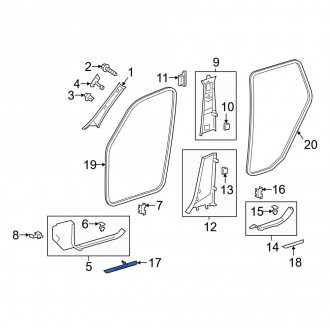 Mercedes Door Sills | Replacement Door Sill Plates — CARiD.com