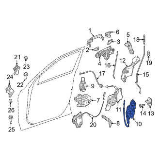 Mercedes M Class Door Locks + Components — CARiD.com