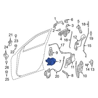 Mercedes GLE Class Door Locks + Components — CARiD.com