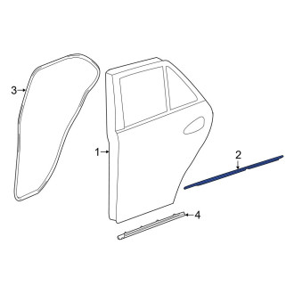 Mercedes GLS Class Replacement Window Seals — CARID.com
