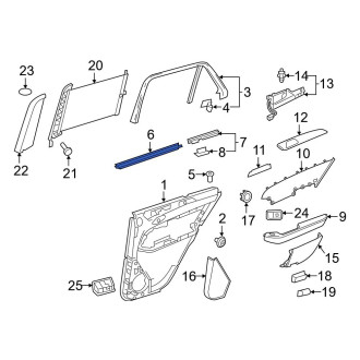 Mercedes GL Class Replacement Window Seals — CARID.com