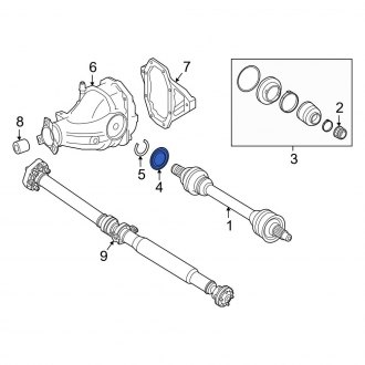 Mercedes GLE Class OEM Driveline & Axle Parts | Hubs, CV-Joints — CARiD.com