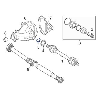 Mercedes E Class OEM Driveline & Axle Parts | Hubs, CV-Joints — CARiD.com