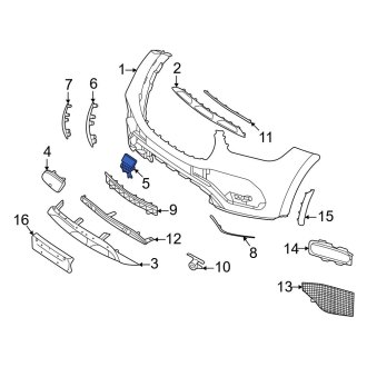 Mercedes GLE Class OEM Bumpers | Genuine Front & Rear Bumpers — CARiD.com
