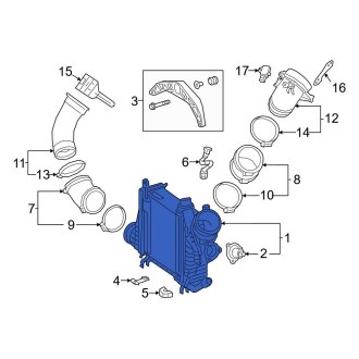 Mercedes GLE Class Replacement Intercoolers — CARiD.com