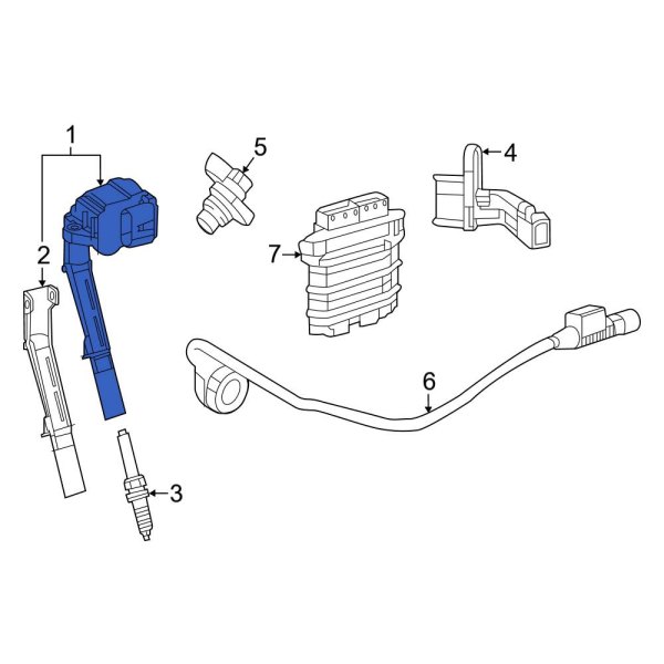Mercedes-Benz OE 2649061200 - Direct Ignition Coil