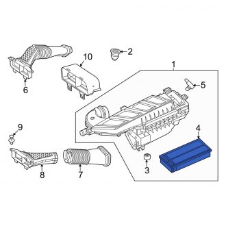 Mercedes OEM Engine & Components | Air Intake & A/C Parts — CARiD.com