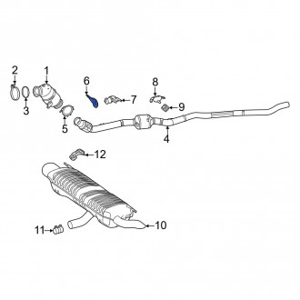 Mercedes GLE Class OEM Exhaust Parts | Systems, Tips, Pipes — CARiD.com