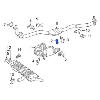 Mercedes GLE Class OEM Exhaust Parts | Systems, Tips, Pipes — CARiD.com