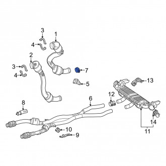 Mercedes G Class OEM Exhaust Parts | Systems, Tips, Pipes — CARiD.com