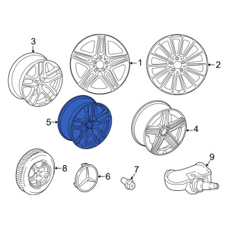 Mercedes OEM Wheels | Original Steel & Alloy Wheels — CARiD.com