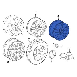 Mercedes GLE Class OEM Wheels & Tires | Lug Nuts, TPMS Sensors — CARiD.com