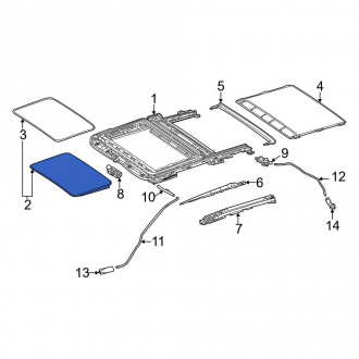 Mercedes GLE Class Sunroofs & Components — CARiD.com