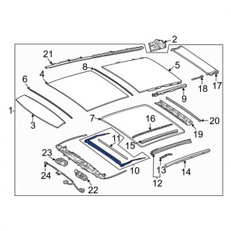 Mercedes GLE Class Sunroofs & Components — CARiD.com