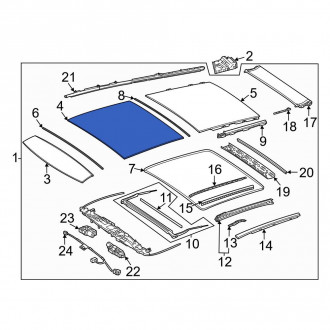 Mercedes GLE Class Sunroofs & Components — CARiD.com