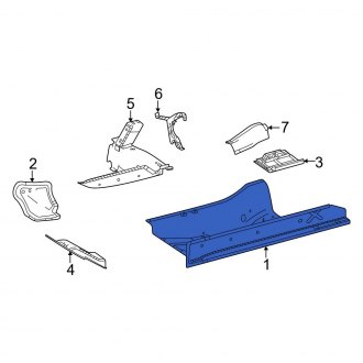 Mercedes GLE Class Replacement Floor Pans — CARiD.com