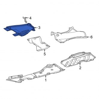 Mercedes GLE Class Underbody Covers | Splash Shields — CARiD.com