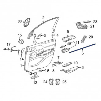 Mercedes GLS Class Replacement Window Seals — CARID.com