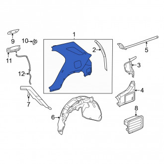 Mercedes GLE Class Replacement Quarter Panels - CARiD.com