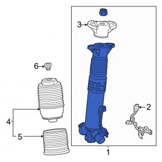 Mercedes GLS Class OEM Suspension Parts | Shocks, Struts — CARiD.com