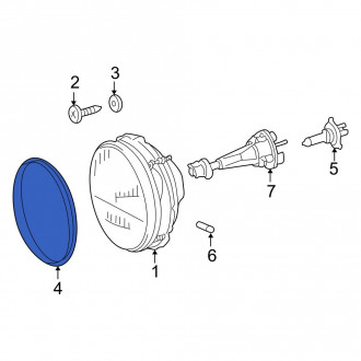 Mercedes G Class Headlight Components | Brackets, Adapters — CARiD.com