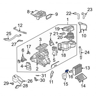 Mercedes GLK Class OEM A/C & Heating Parts | Systems, Compressors ...