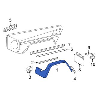 Mercedes G Class Replacement Fender Moldings & Trim — CARiD.com
