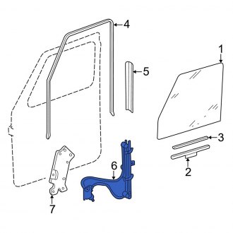 Mercedes G Class OEM Window Parts | Visors, Regulators — CARiD.com