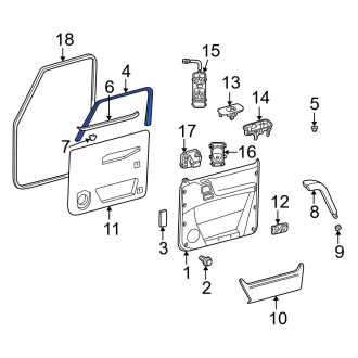 Mercedes G Class Window Trim | Moldings, Pillar Posts — CARiD.com