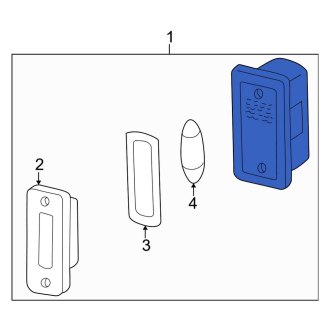 Mercedes G Class License Plate Lights | Lenses, Assemblies – CARiD.com