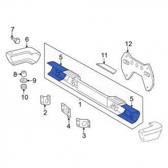 Mercedes G Class Replacement Rear Bumpers | Covers, Chrome – CARiD.com