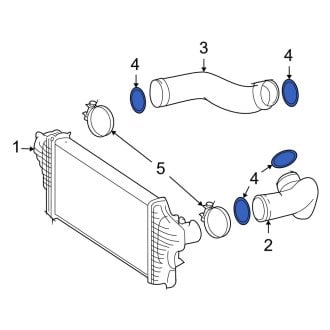 Mercedes Replacement Turbocharger Pipes & Clamps — CARiD.com