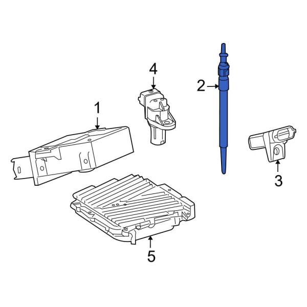 Mercedes-Benz OE 0011596601 - Diesel Glow Plug