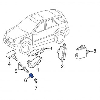 Mercedes E Class OEM TPMS Sensors - Bluetooth, Wireless, USB | CARiD