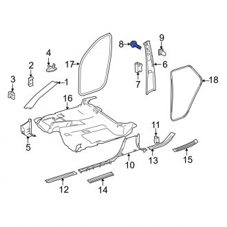 Mercedes GLE Class OEM Window Parts | Visors, Regulators — CARiD.com