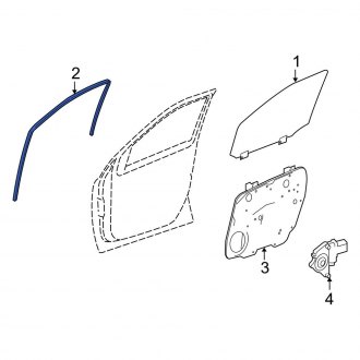 Mercedes GL Class Replacement Window Seals — CARID.com
