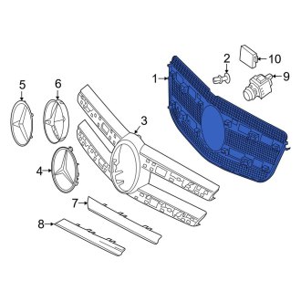 Mercedes GLS Class OEM Grilles | Factory Billet & Mesh Grilles — CARiD.com
