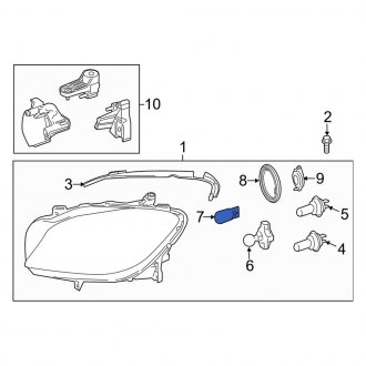 Mercedes GL Class OEM Lighting | Headlights, Fog & Tail Lights — CARiD.com