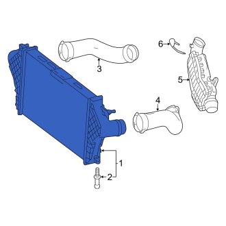 Mercedes GLS Class Intercoolers | Air To Water, Front Mount — CARiD.com