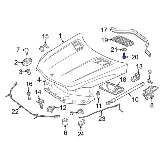 Mercedes GLA Class Trunk & Tailgate Hardware — CARID.com